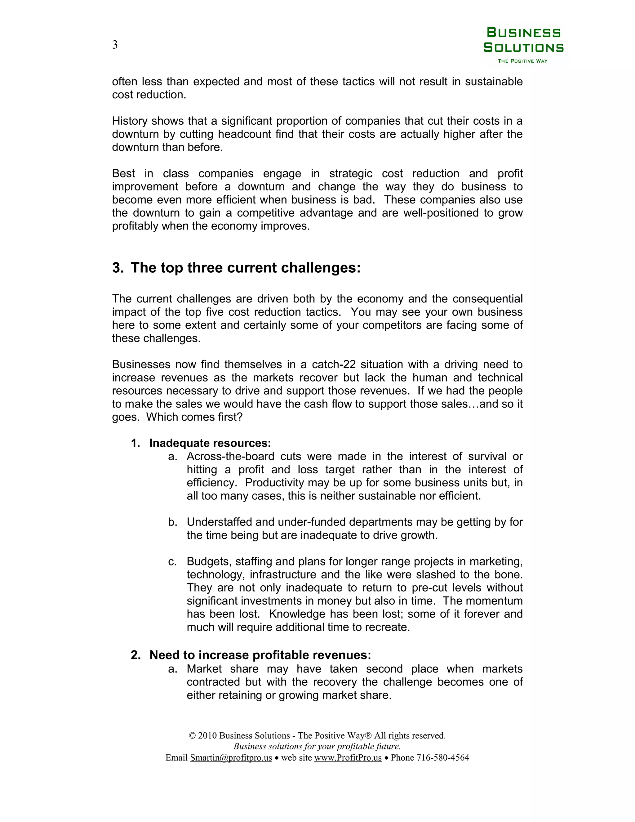 Cost reduction-report | PDF