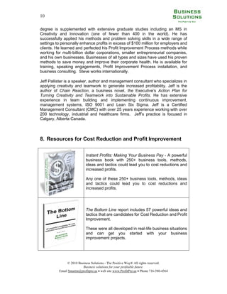 Cost reduction-report | PDF