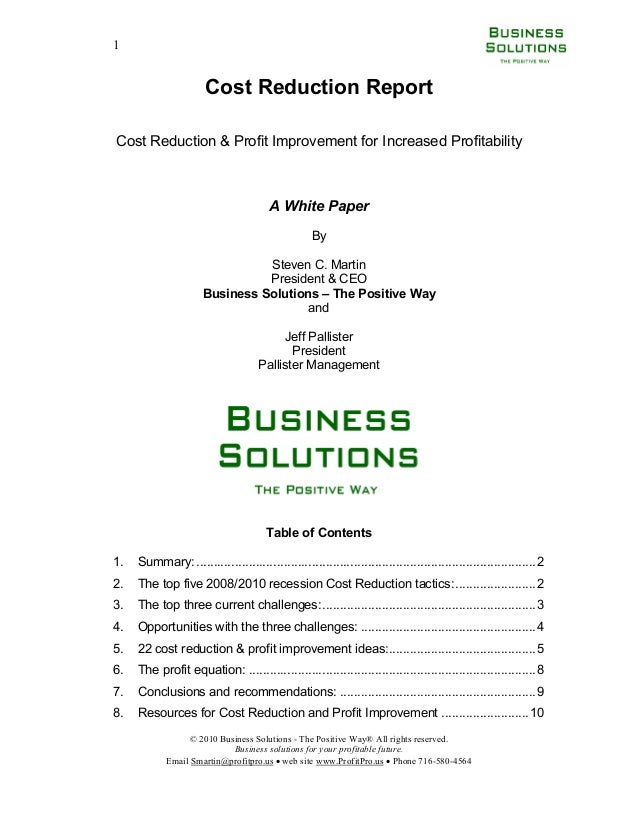 cost-reduction-report