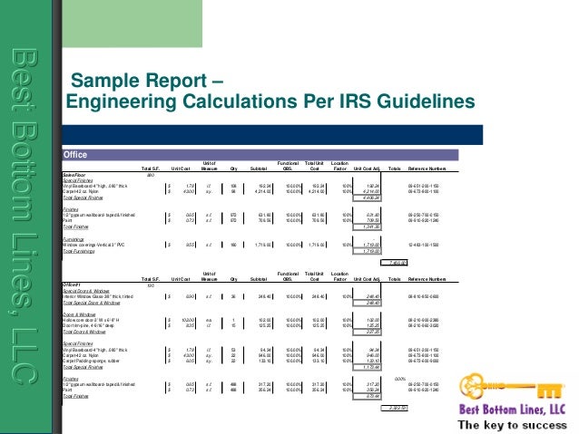 Cost Segregation Study