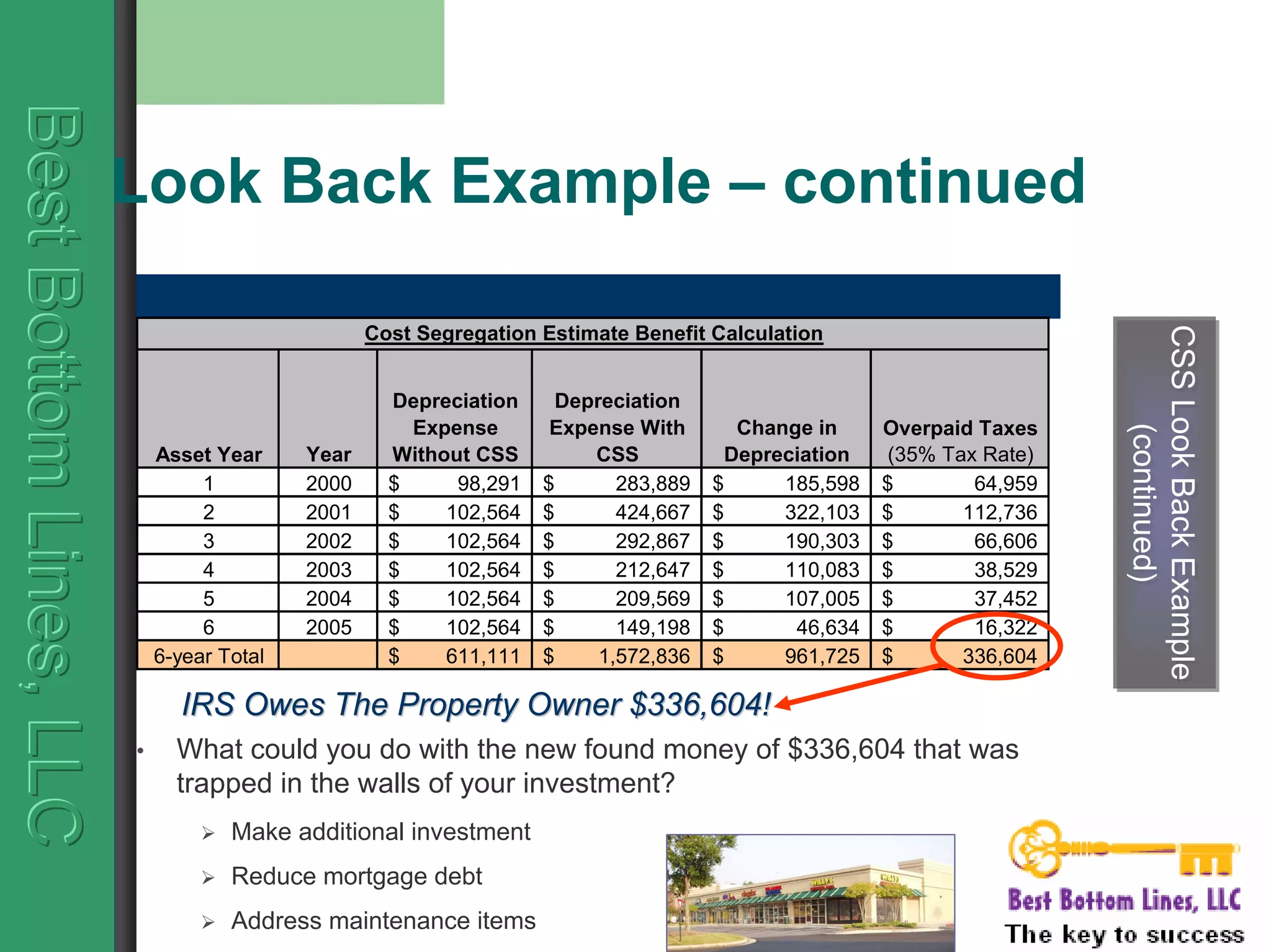 Cost Segregation Study | PDF