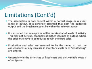 Cost volume-profit (cvp) | PPTX