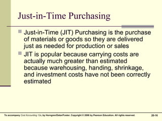 cost12eppt_20.ppt_Inventory Management JIT | PPT