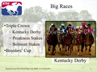 Thoroughbred Horse Racing | PPTX