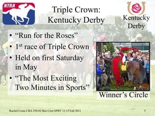 Thoroughbred Horse Racing | PPTX