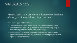 Cost accounting and its classification | PPTX