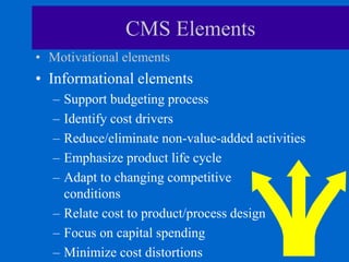 Introduction to Cost Management Systems | PPT