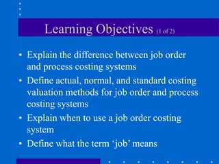 Job Order Costing | PPT