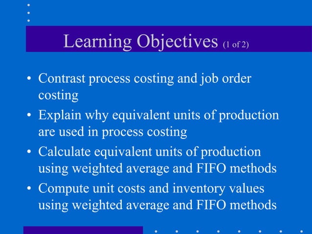 Process Costing | PPT