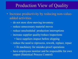 Implementing Quality Concepts | PPT