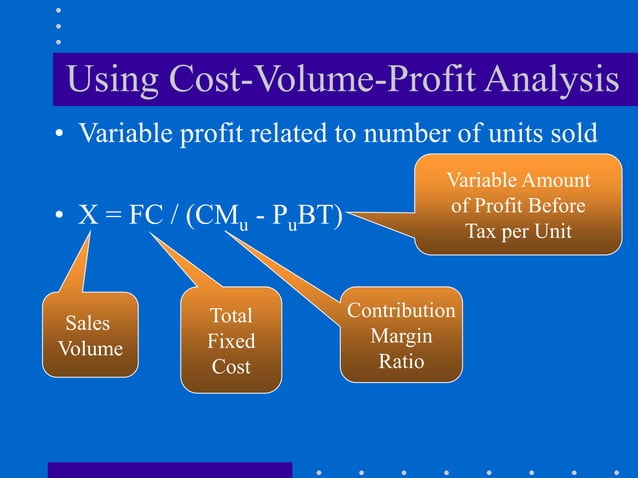 Absorption/Variable Costing and Cost-Volume-Profit Analysis | PPT