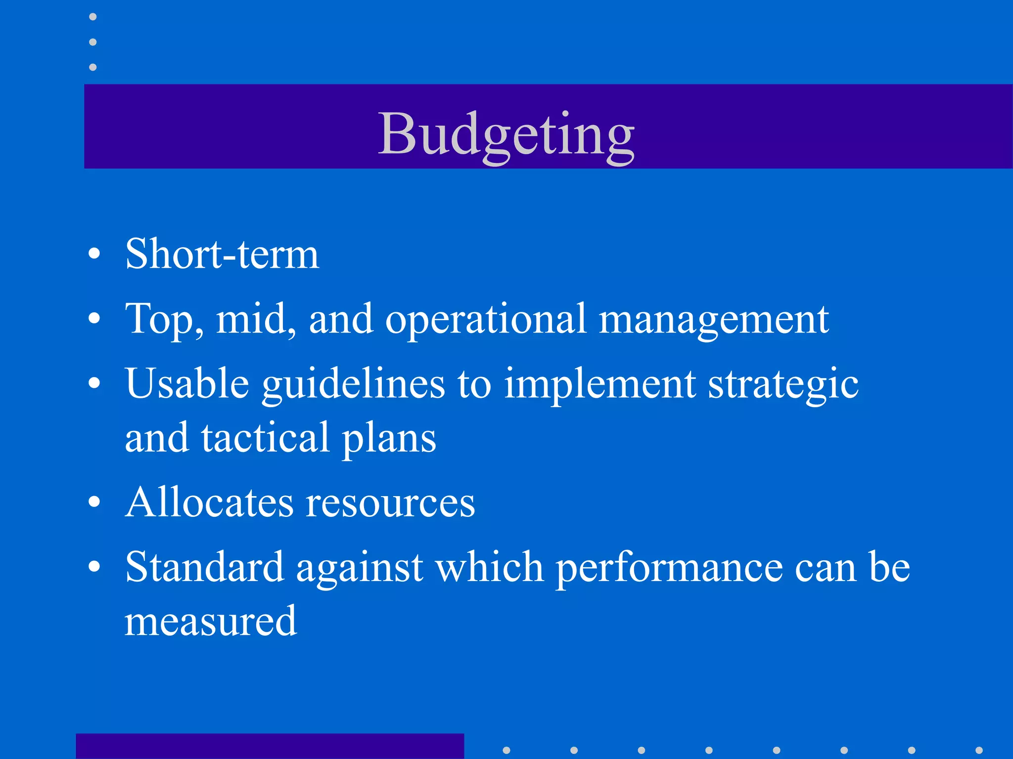 The Master Budget | PPT