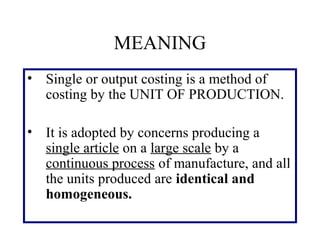 Cost accounting | PPT