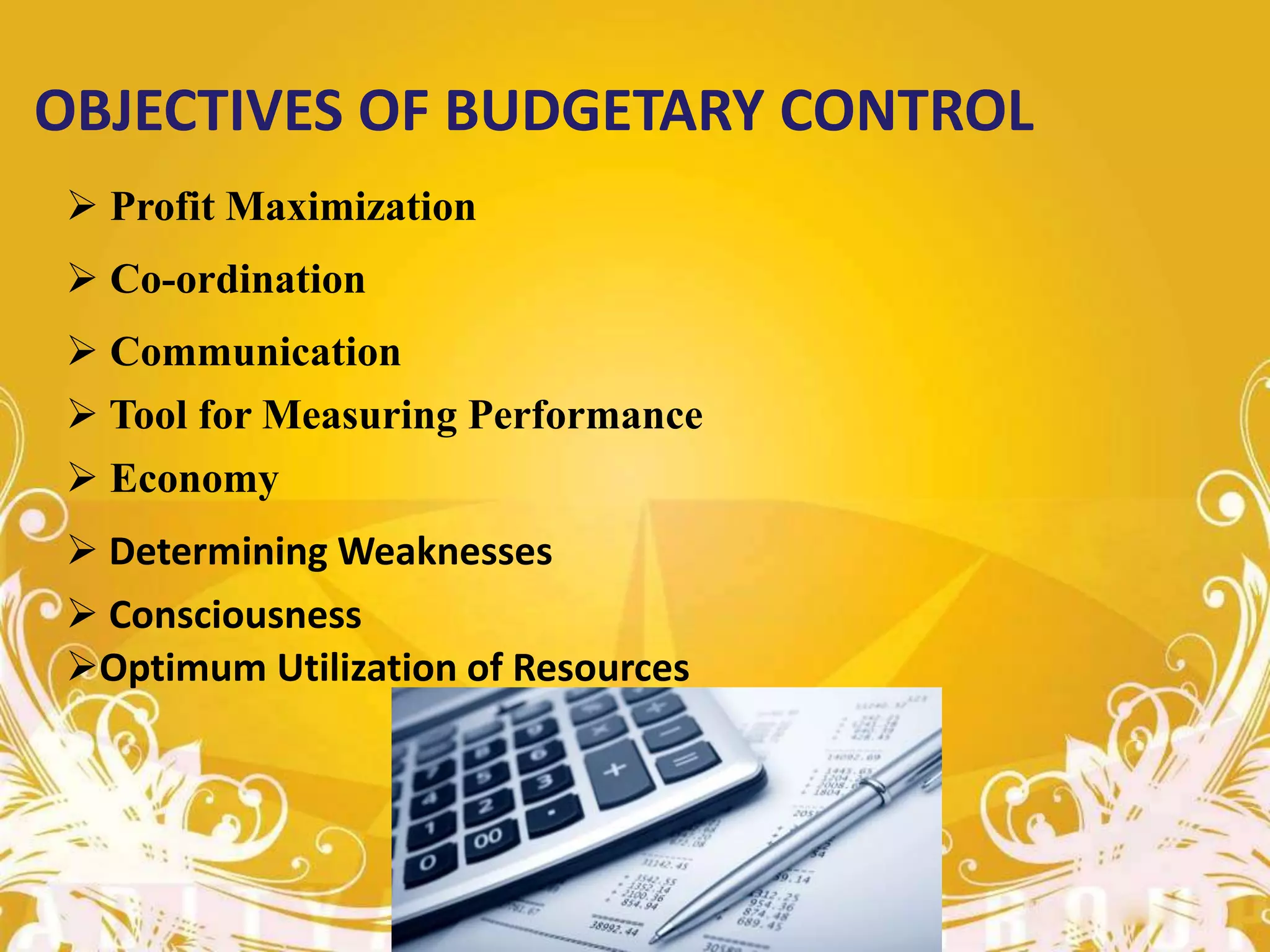 BUDGETARY CONTROL | PPT