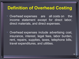 Overview of Cost accounting | PPT | Business Accounting & Finance ...