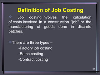 Overview of Cost accounting | PPT | Business Accounting & Finance ...