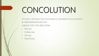 Cost accounting-labour costing,different remuneration | PPT