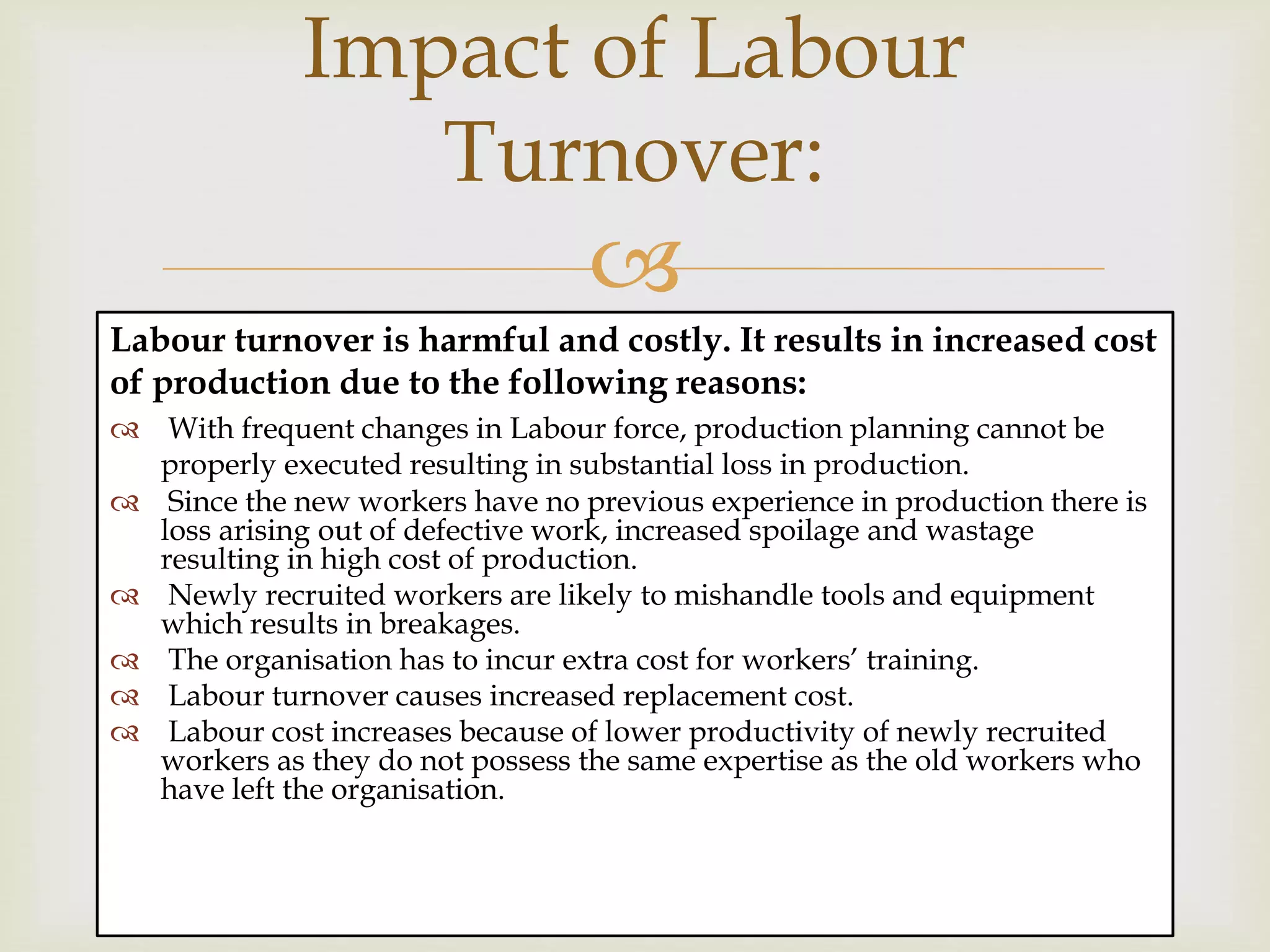 Labor Turnover (Cost Accounting) | PPTX