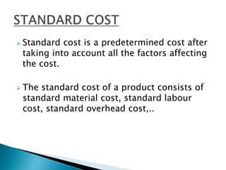 Cost accounting | PPTX