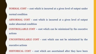 Cost accounting | PPTX
