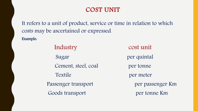 Cost accounting | PPTX | Business Accounting & Finance | Business