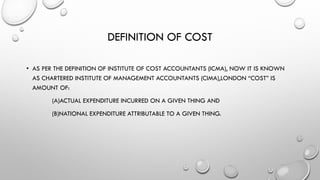 Cost accounting | PPT