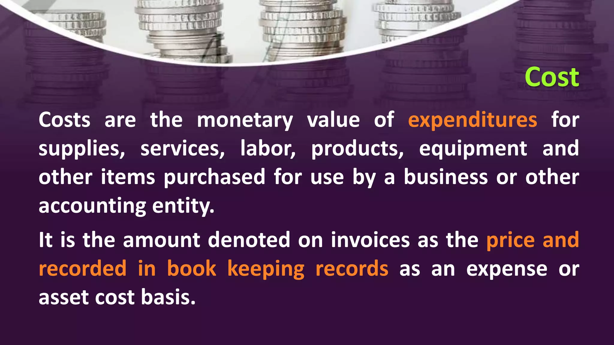 COST ACCOUNTING INTRODUCTION | PPTX