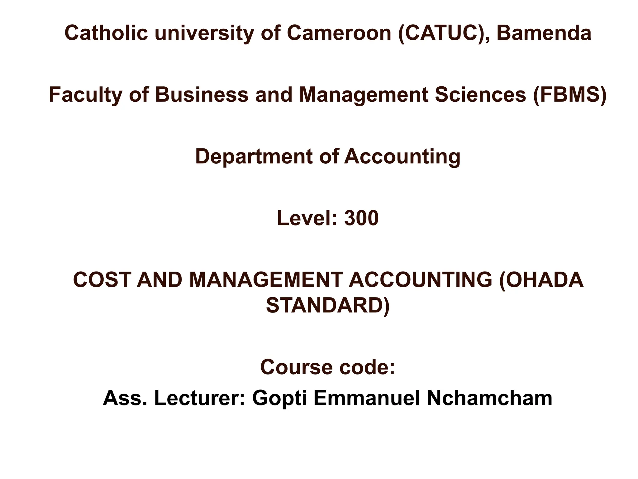 cost accounting. break-even point analysis.ohada approach. notes.pptx