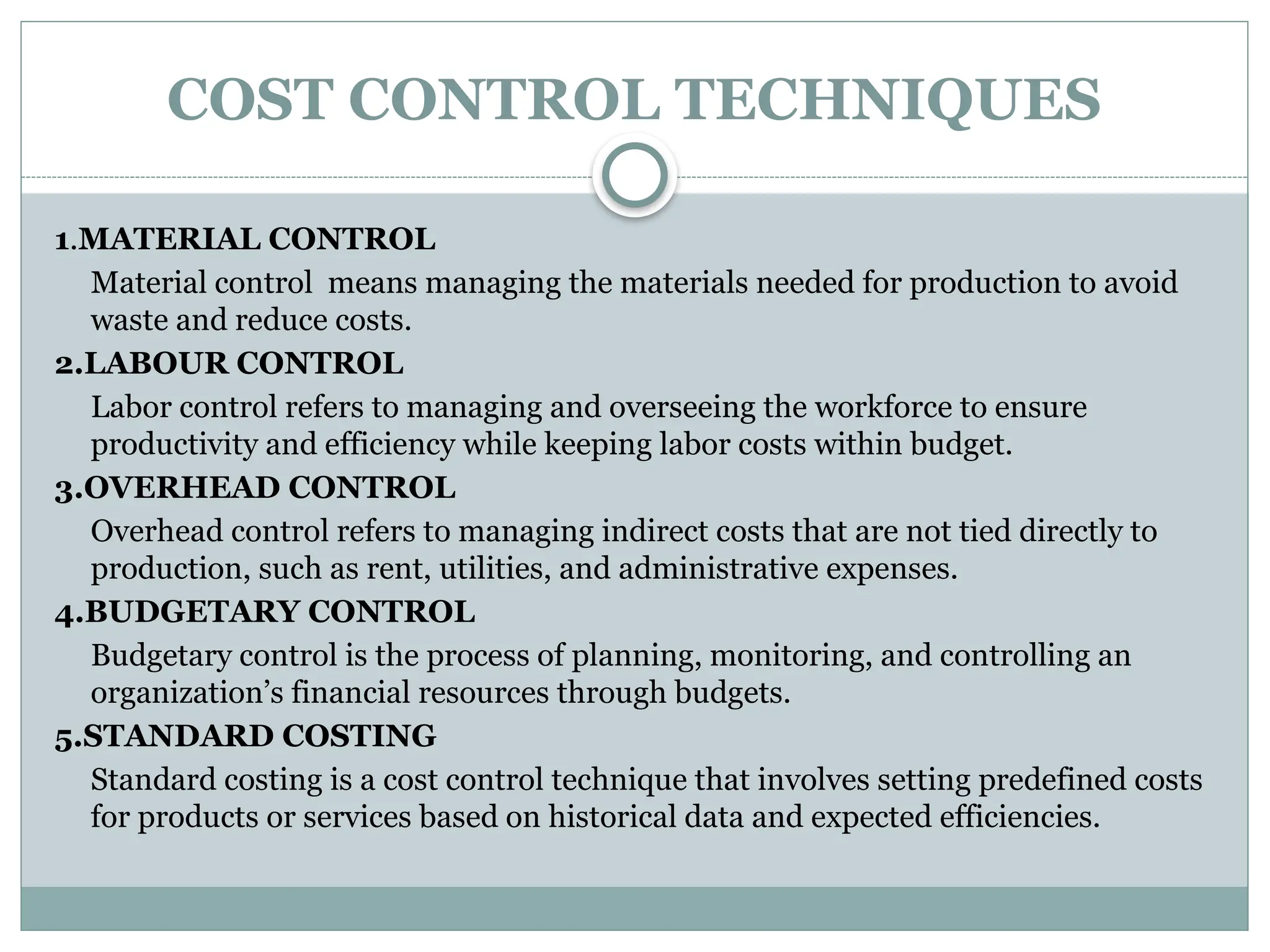 COST ACCOUNTING Cost Control Topics.pptx