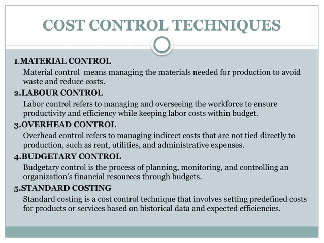 COST ACCOUNTING Cost Control Topics.pptx
