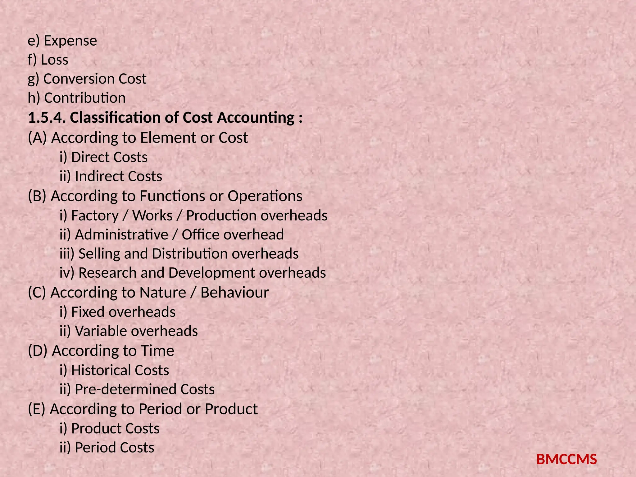 Cost Accounting- meaning, methods, techniques, types | PPT Cost Accounting- meaning, methods, techniques, types | PPT