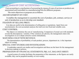 Cost accounting 1 | PPTX