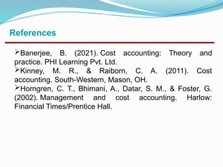 cost accounting 2 lecture 8.pptxfor accounting | PPTX