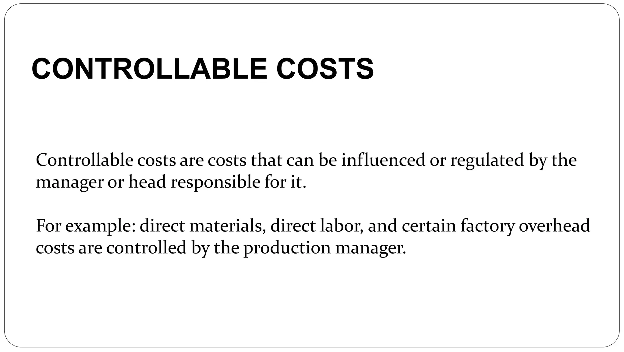 Ppt on Cost accounting and its classifications | PPTX