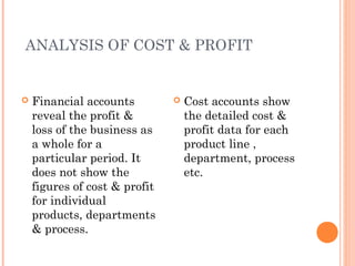 Cost accounting and financial acconting | PPT