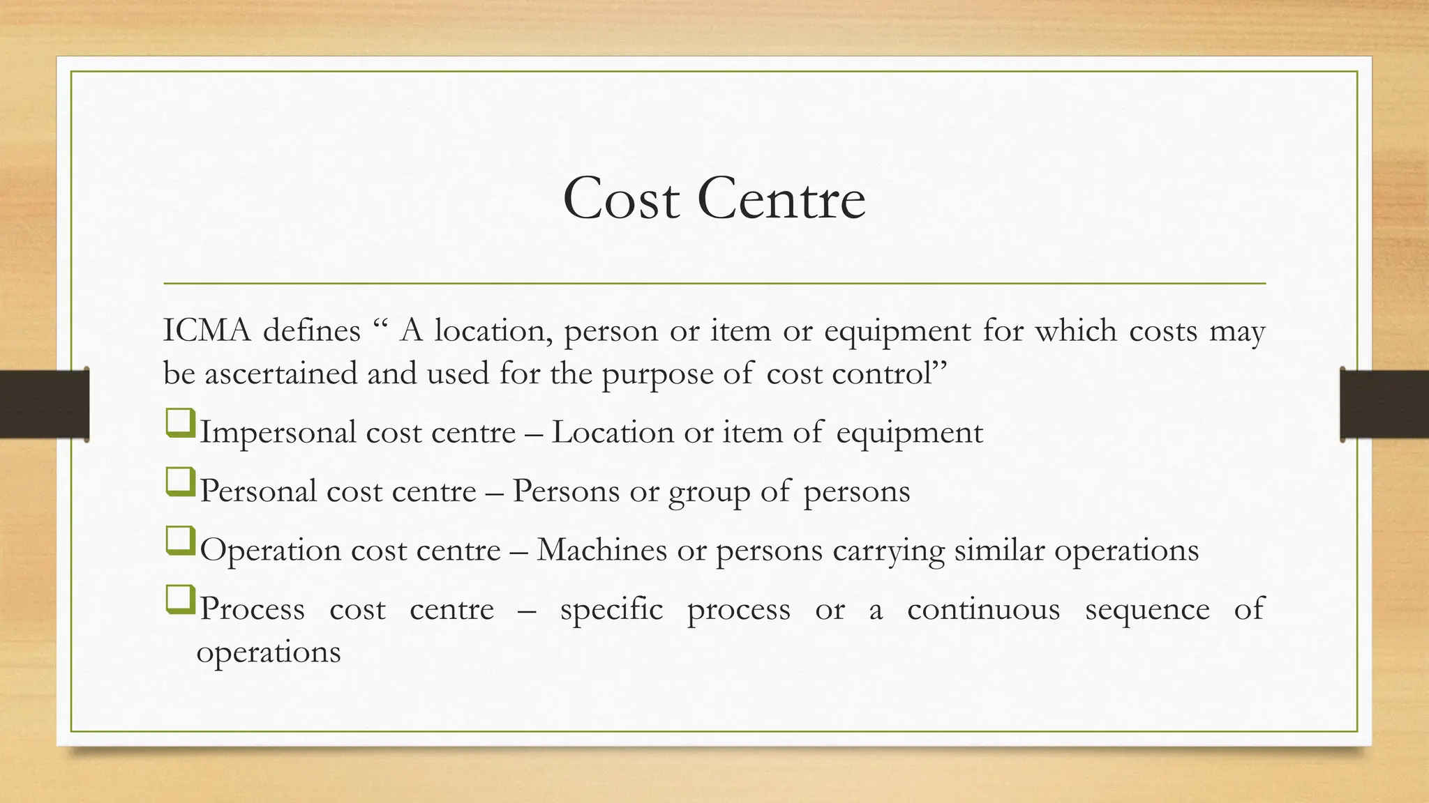 Cost Accounting Baiscs definitions along with Cost sheet description ...
