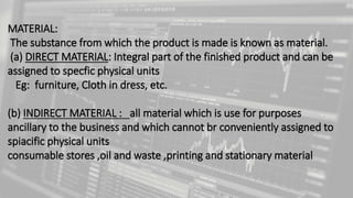 cost accounting , Element & cost sheet.pptx