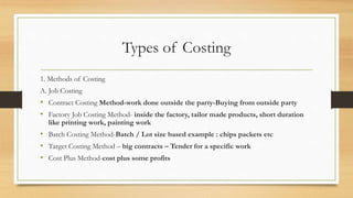 Cost Accounting introduction.pptx | Business Accounting & Finance ...