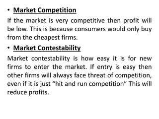 FACTORS AFFECTING PROFIT | PPTX