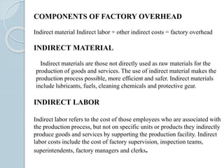 Cost Accounting Presentationn Minhaj University Lahore | PPTX