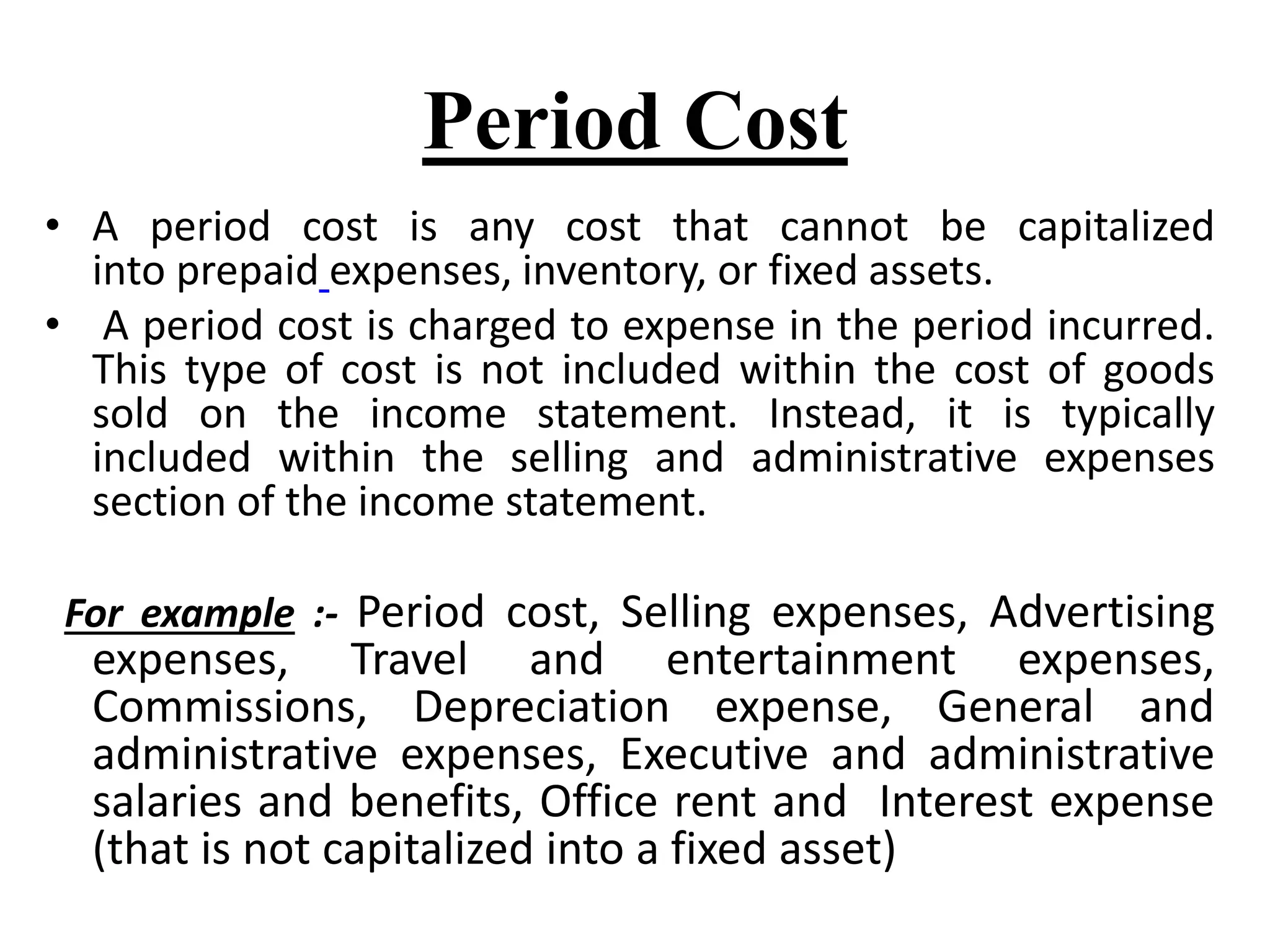 Cost acc ppt | PPTX