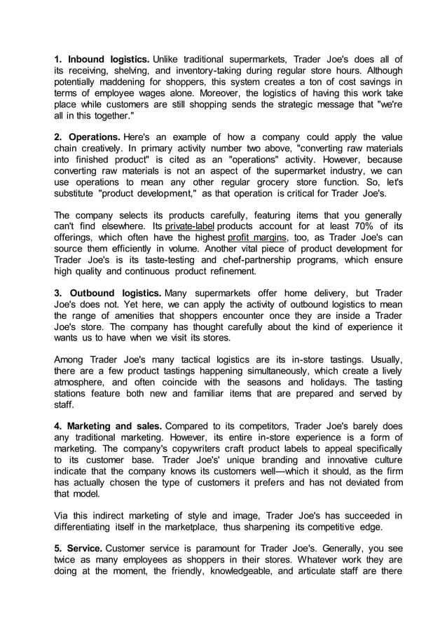 VALUE CREATION | PDF