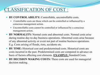 Cost accounting seminar | PPTX | Business Accounting & Finance | Business