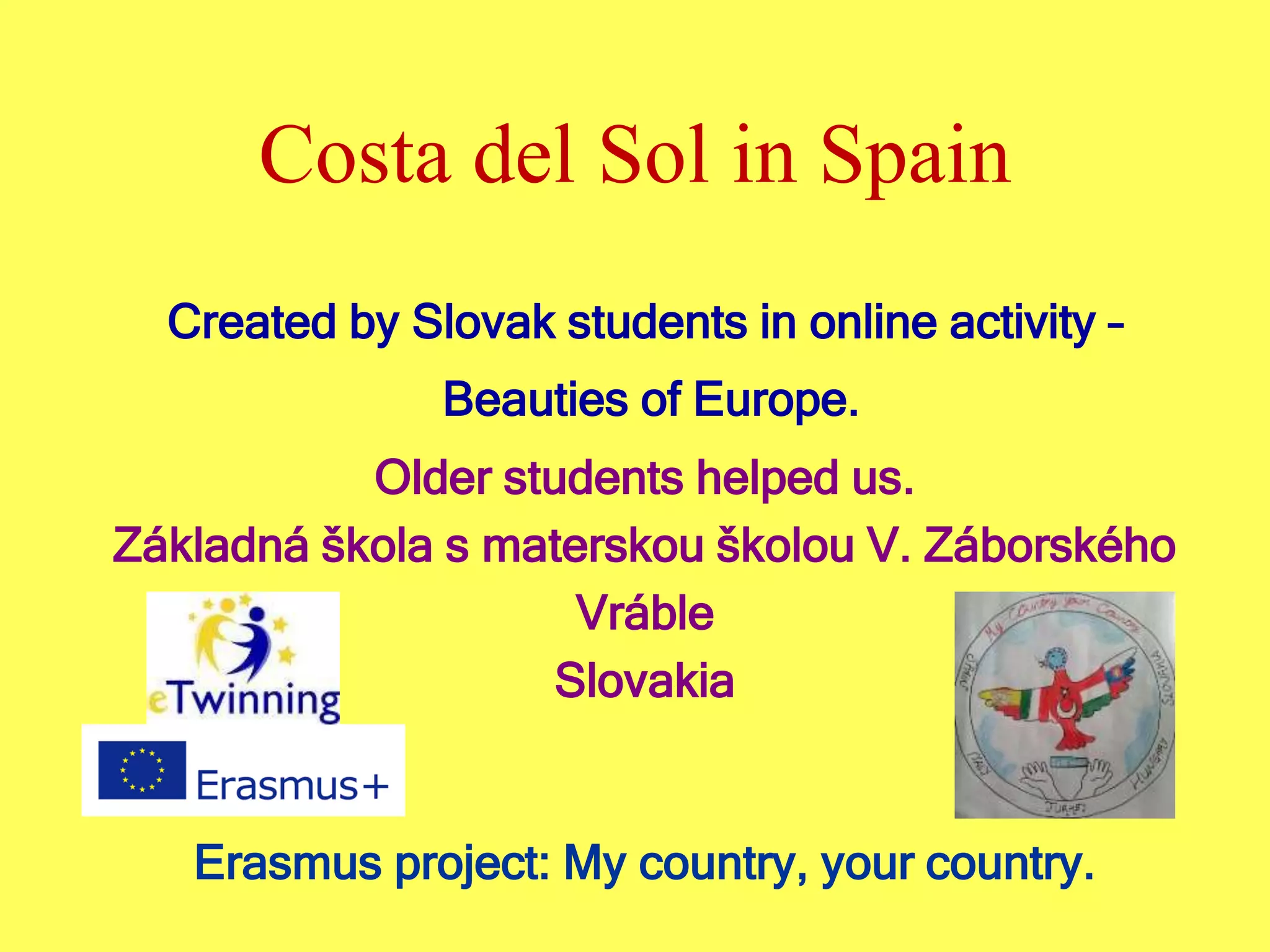 Costa del sol | PPT