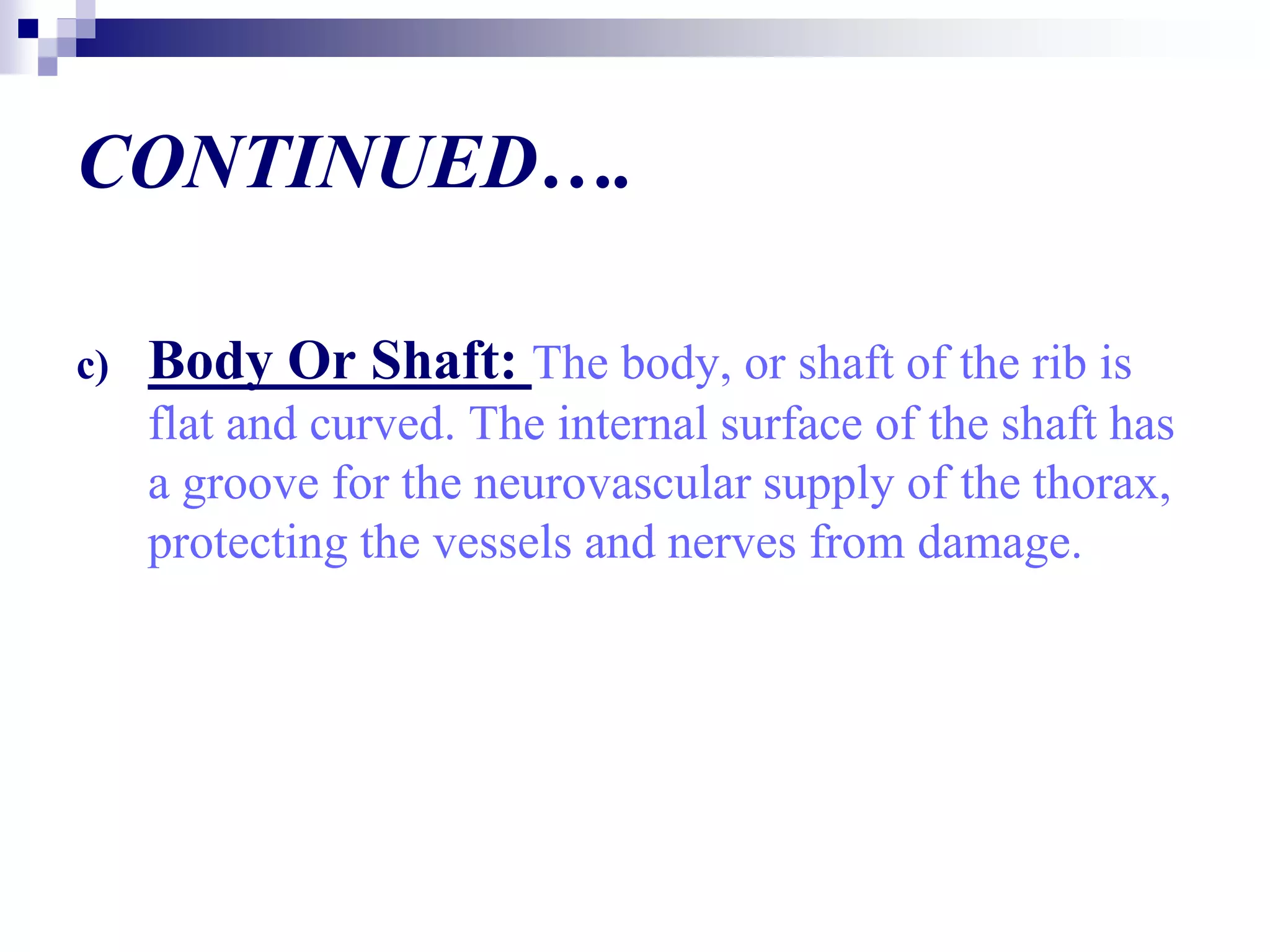 Anatomy of Costal cartilage and Ribs | PPT