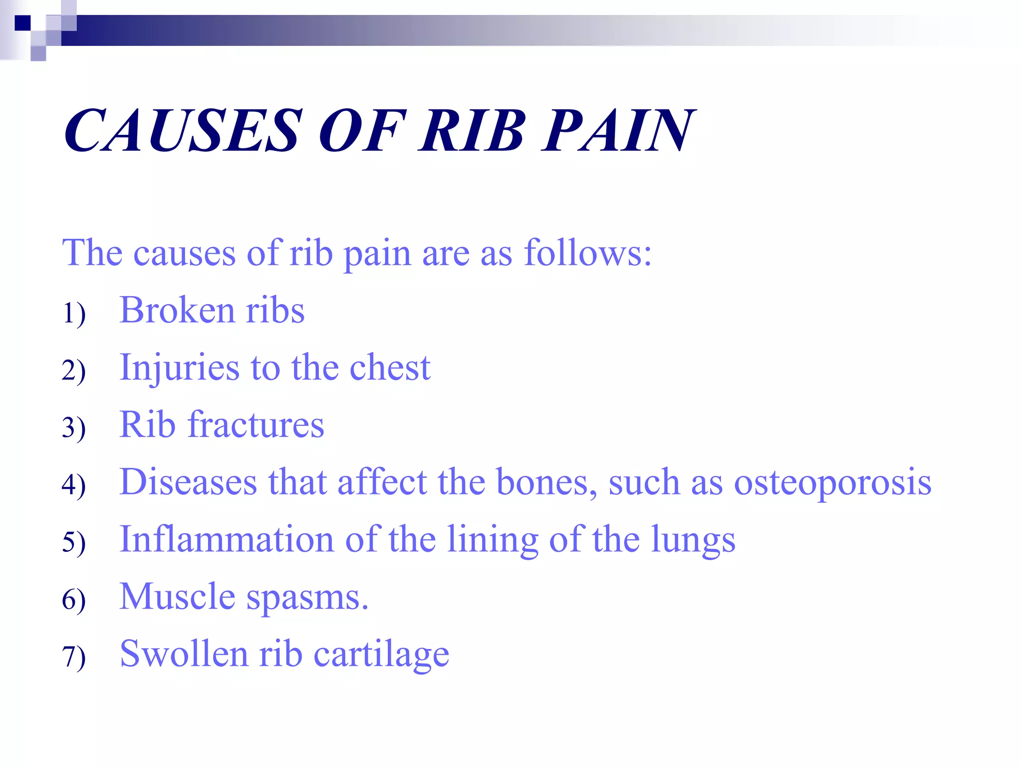 Anatomy of Costal cartilage and Ribs | PPT | Death, Injury, or Military ...