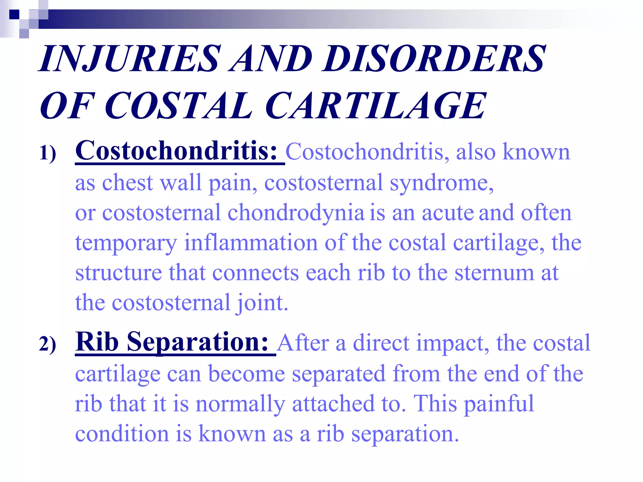 Anatomy of Costal cartilage and Ribs | PPT