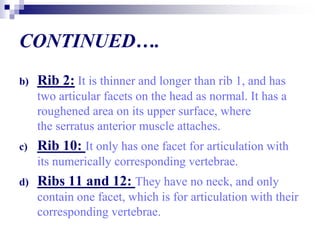 Anatomy of Costal cartilage and Ribs | PPT | Death, Injury, or Military ...