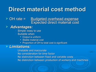 Cost allocation powerpoint presentation | PPS