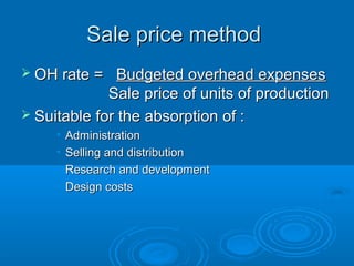 Cost allocation powerpoint presentation | PPS